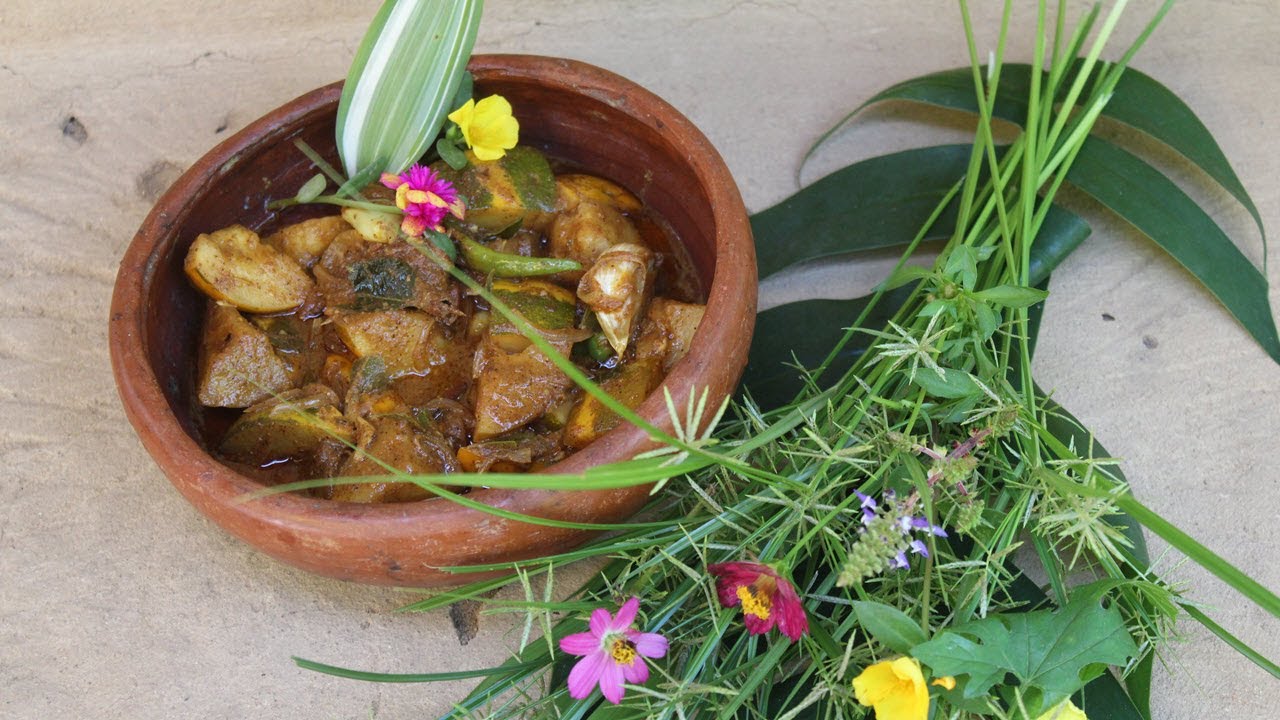 How to Prepare a nice Tasting Kekiri Melon Curry. (Village Cooking ...