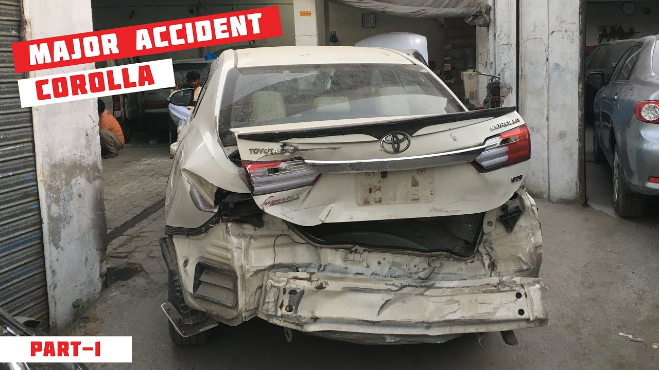 MAJOR ACCIDENT CAR - Toyota Corolla (E170) RESTORATION (Part-1) - YouTube