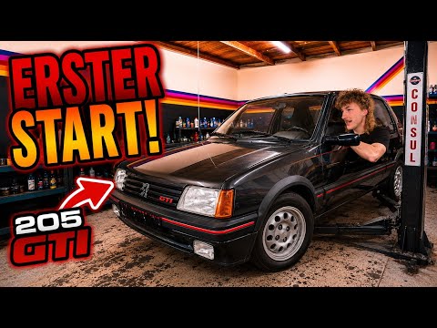 Erster STARTVERSUCH beim PEUGEOT 205 GTI! | BITTE SPRING AN!