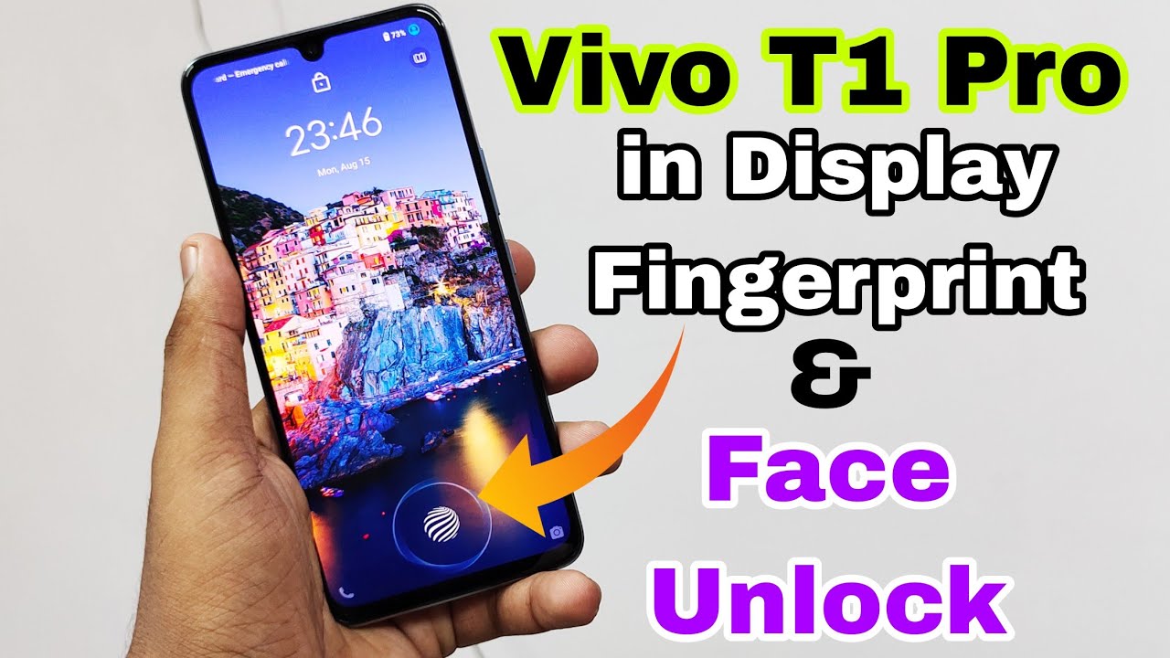 Vivo T1 Pro 5G In Display Fingerprint Sensor | Vivo T1 Pro Face Unlock ...