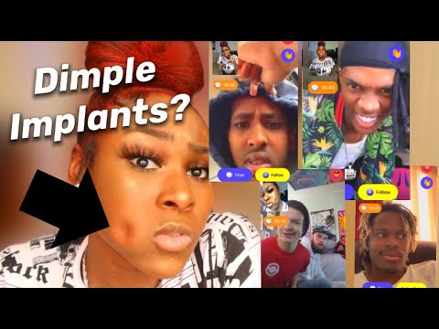DIMPLE IMPLANTS PRANK on monkey app 🤨 | ORIGINAL - YouTube