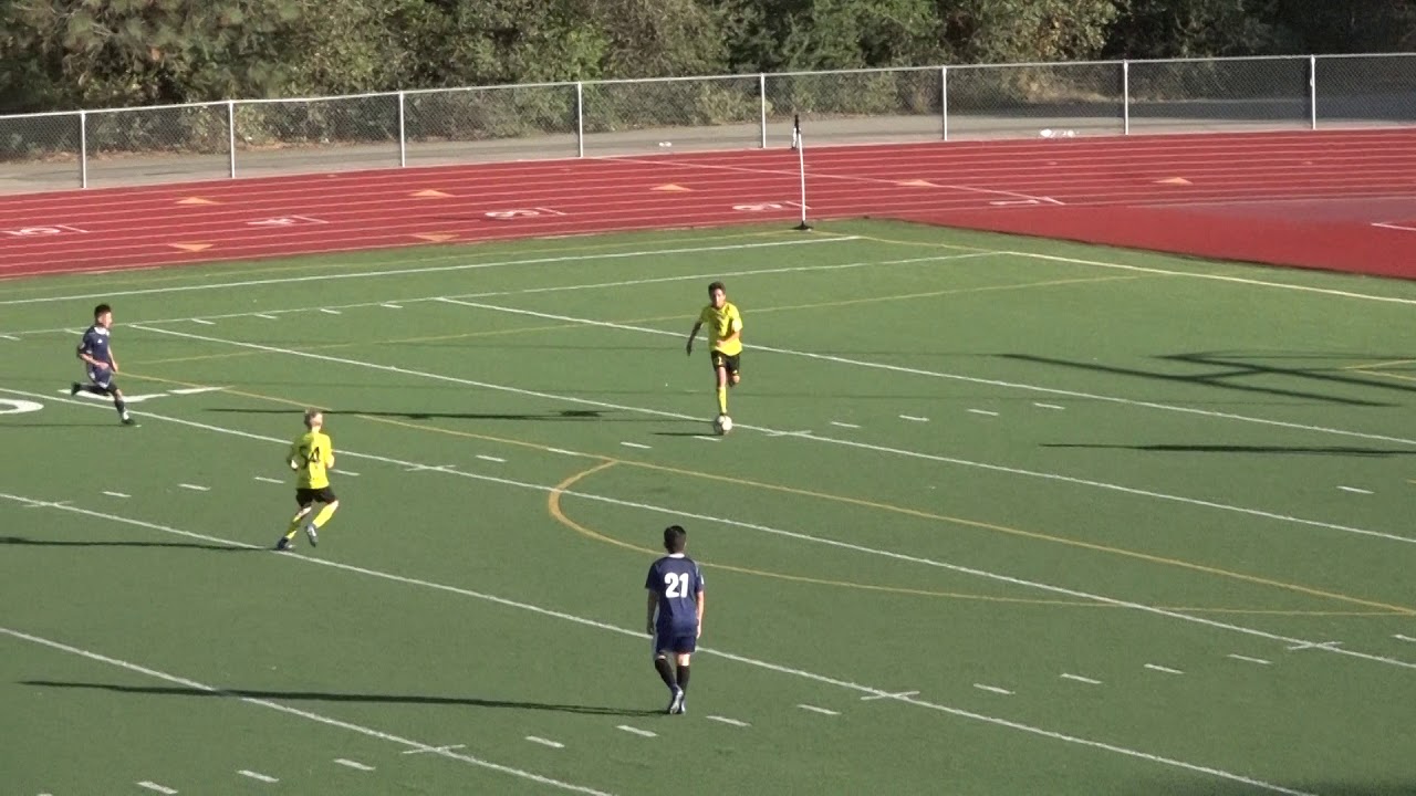 01322 Carson and Drew midfield possession - YouTube