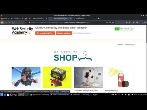 lab cors vulnerability with basic origin reflection ( CORS EXPLAINED) | CyberWorldSec - YouTube