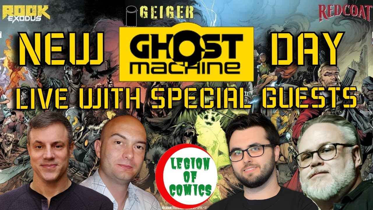 New Ghost Machine Day LIVE with Geoff Johns, Bryan Hitch, and Jason Fabok - YouTube