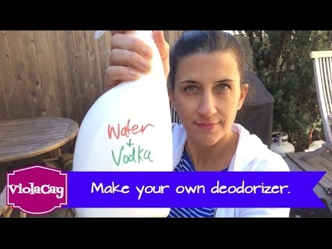 Vodka Spray Deodorizer DIY - YouTube