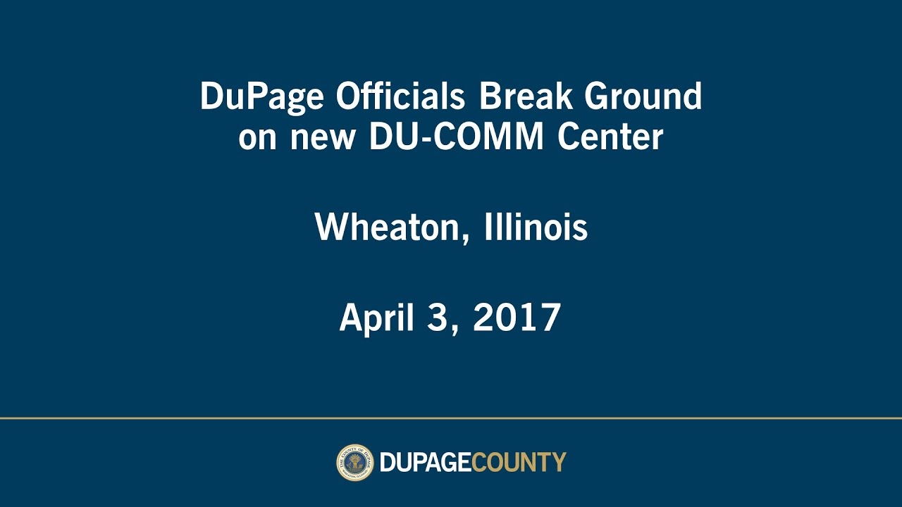 DU-COMM Groundbreaking - YouTube