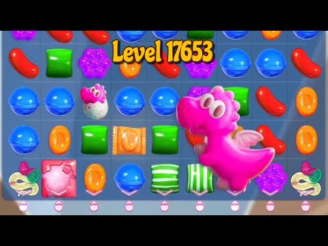 Candy Crush Saga Level 17653 Ufo 🛸 Winner "Combination of two colored ...