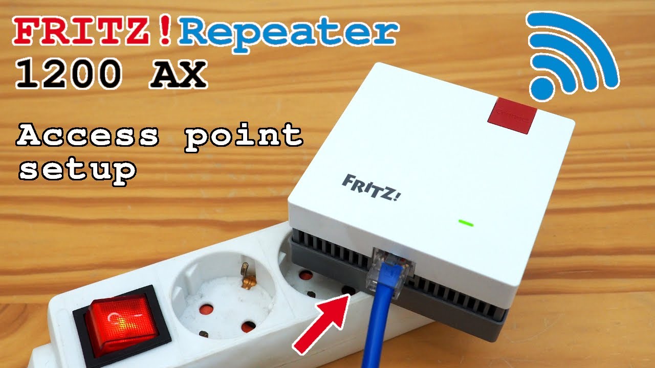 FRITZ! Repeater 1200 AX Wi-Fi 6 extender dual-band • Access point mode ...