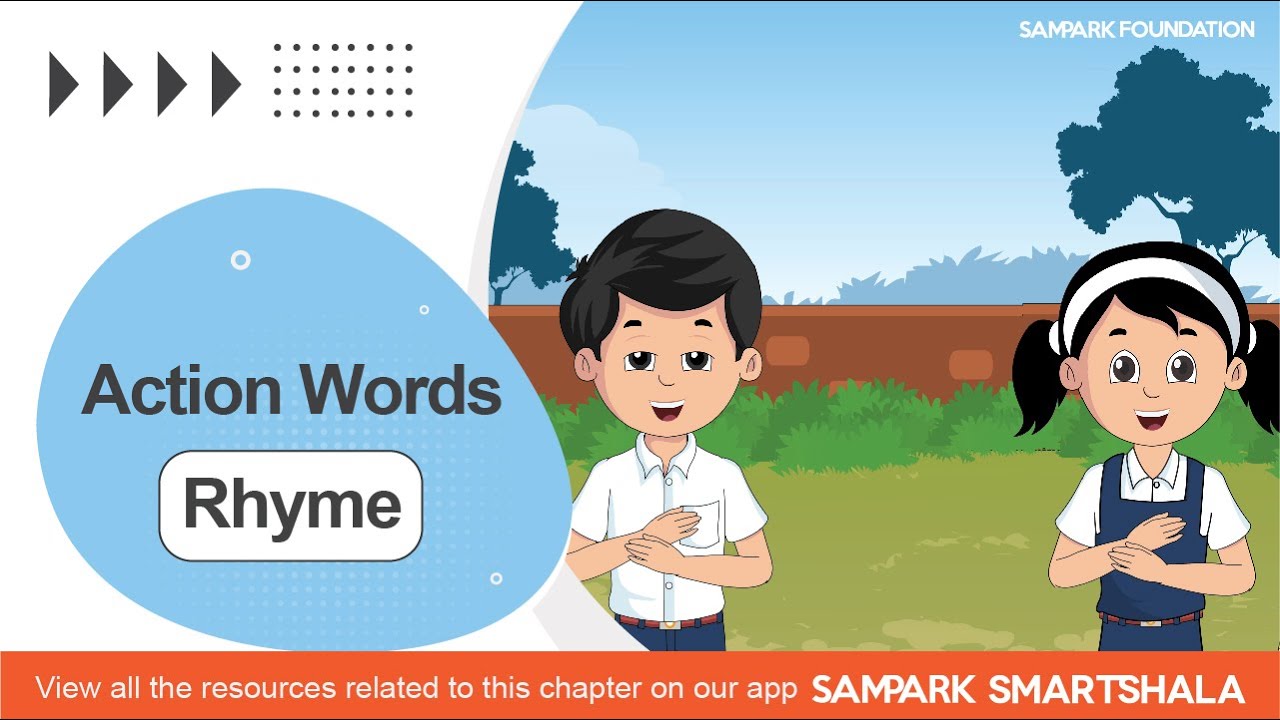 Action words - Rhyme | क्रिया शब्द - YouTube