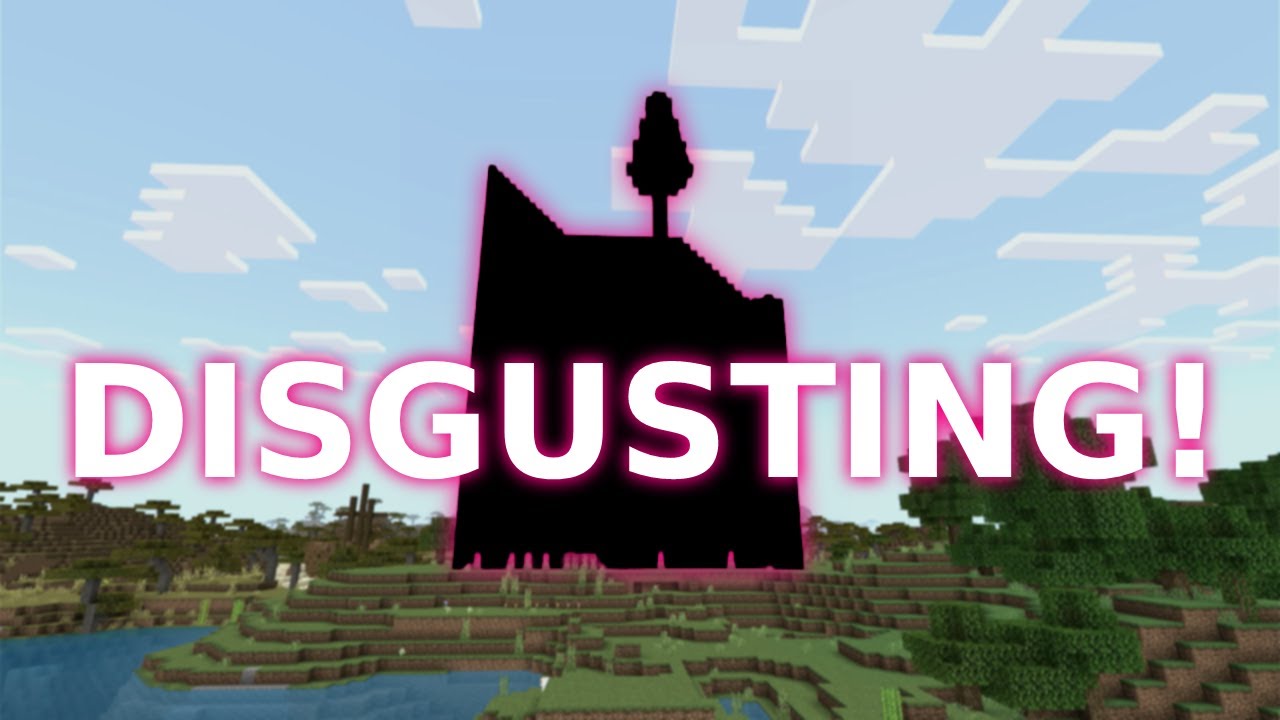 I Made The UGLIEST House In MInecraft - YouTube