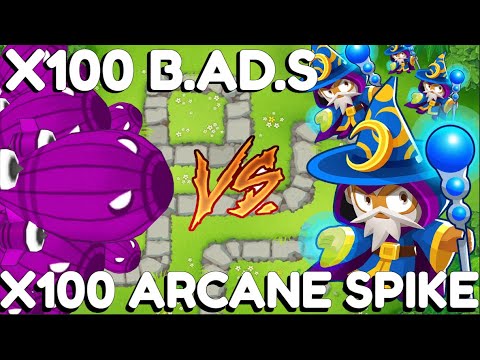 100 Arcane Spike's VS 100 B.A.D's (thx for 100 subs) - YouTube