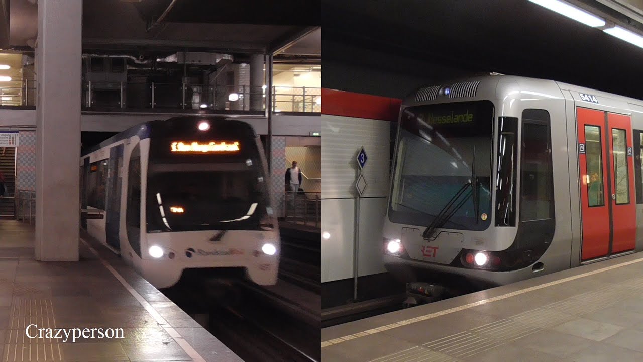 RET Rotterdam Metro Underground - Ondergronds in 2019 #1 - YouTube