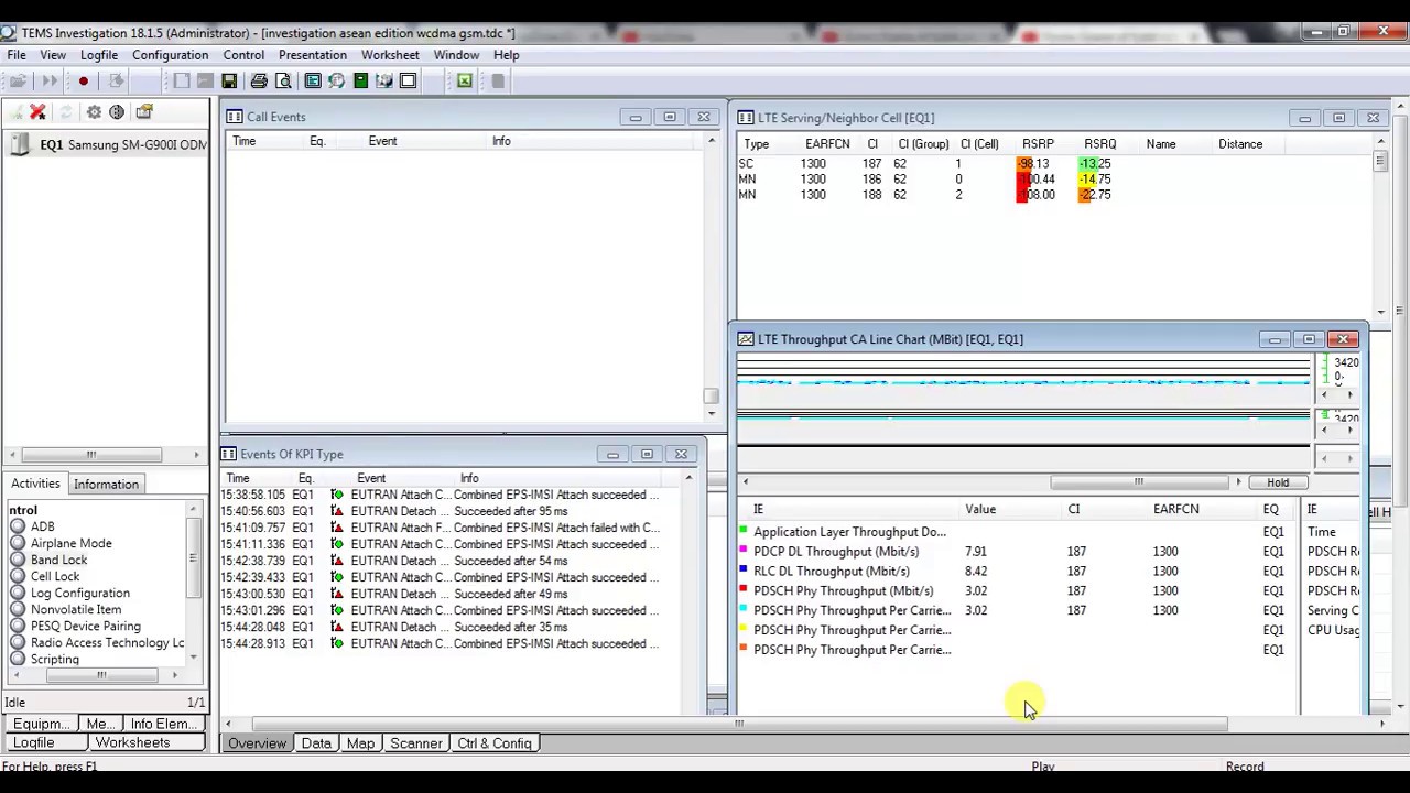 Tems investigation band lock in airtel LTE TDD & FDD || Band Lock - YouTube