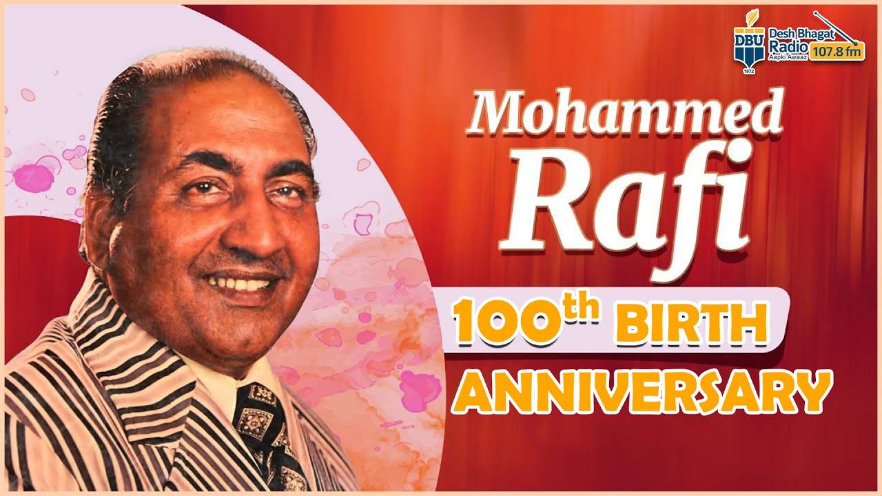 🎤 Celebrating the Legacy of Mohammed Rafi on His 100th Birth ...