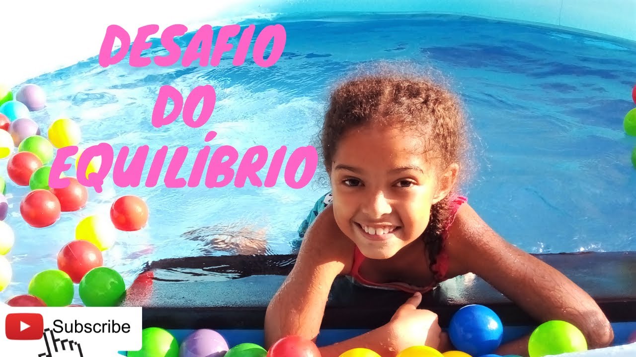DESAFIO DO EQUILÍBRIO NA PISCINA - POOL BALANCE CHALLENGE 💦💦 - YouTube