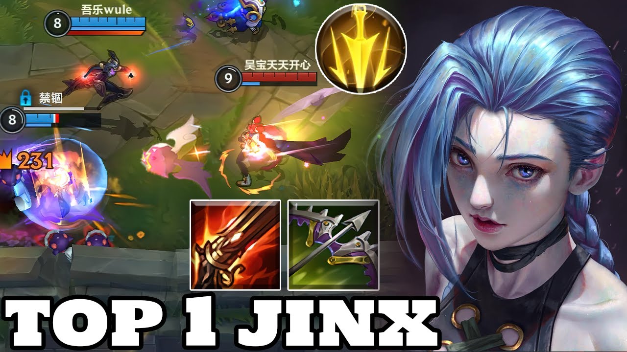 Wild Rift Jinx - Top 1 Jinx Gameplay Rank Challenger - YouTube