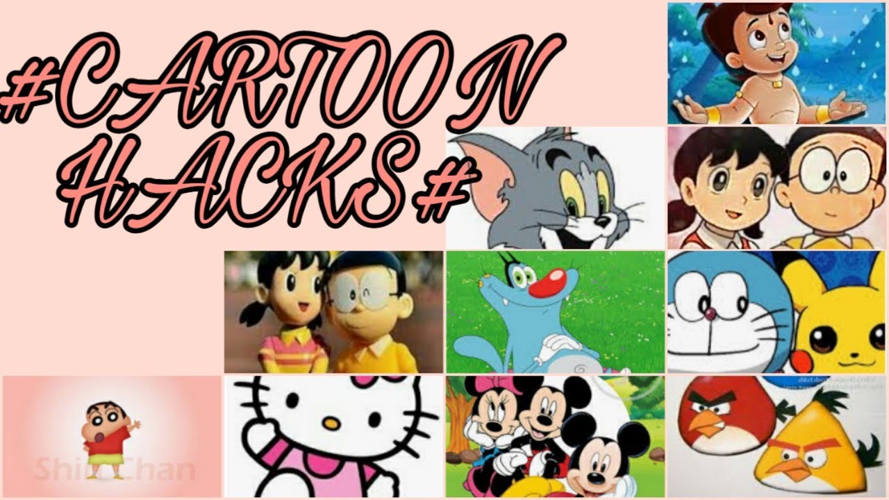 Cartoon hacks 💓 - YouTube