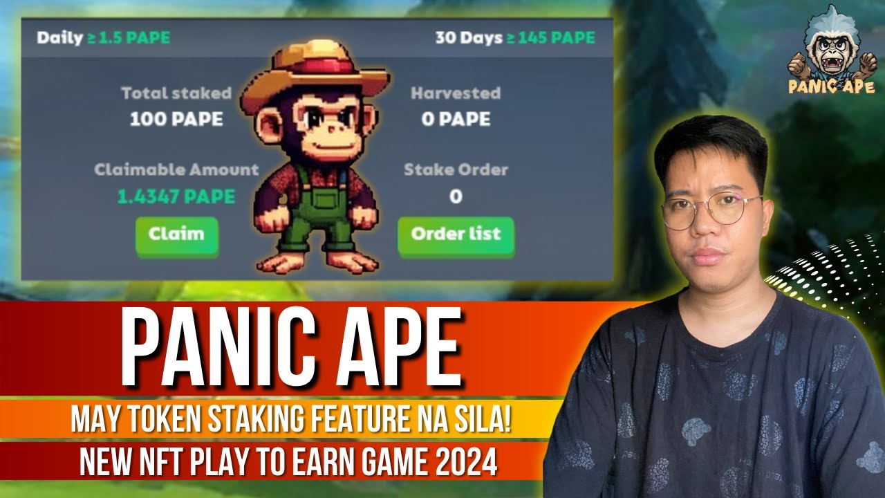 Panic Ape Updates - 35 Pesos lang, kikita na dito | May Token Staking ...