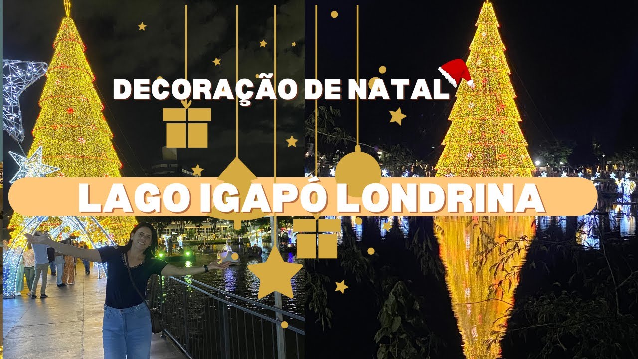 Decoração lago Igapó Londrina shopping norte ficou lindo😱 - YouTube