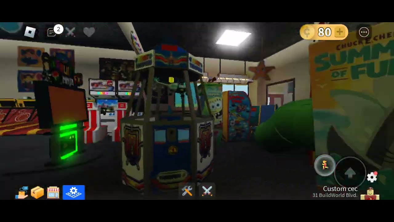 Chuck E Cheese Build World 16-17 - YouTube