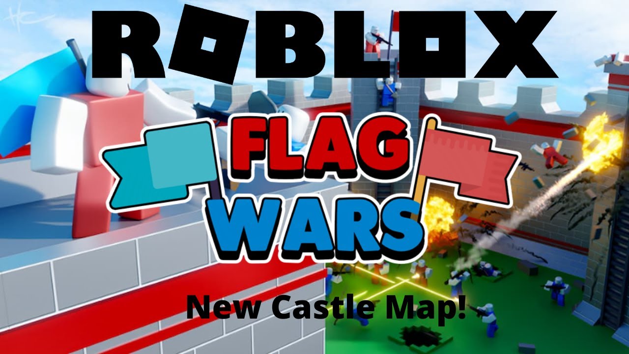 Playing the Roblox Flag Wars Updated Castle Map - YouTube