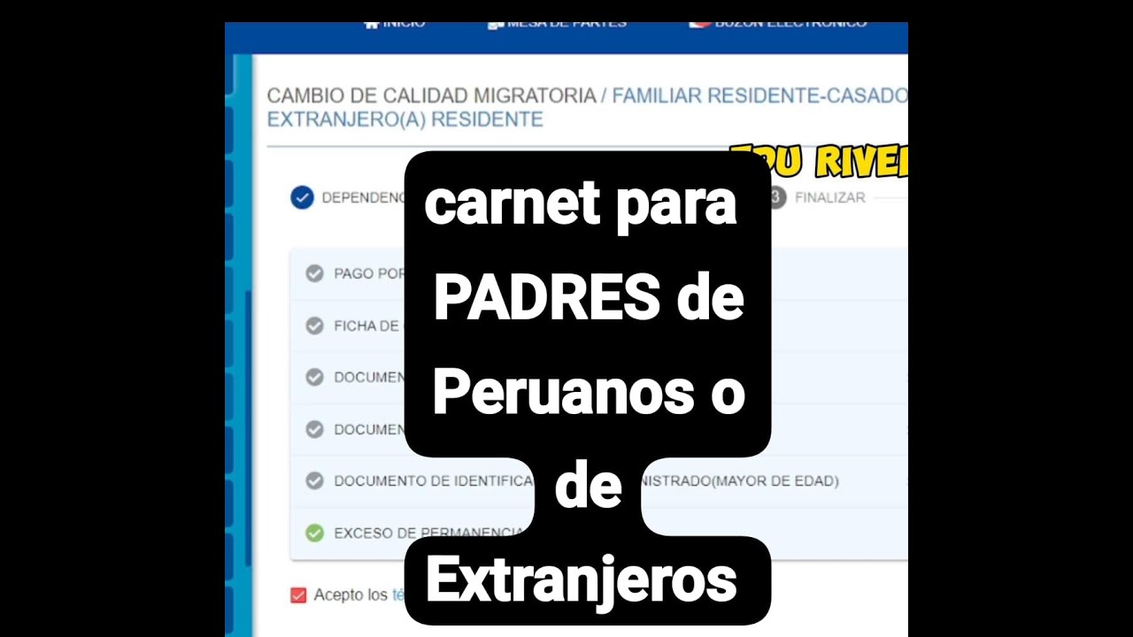 CCM FAMILIAR RESIDENTE padres de peruano o de extranjeros residentes ...