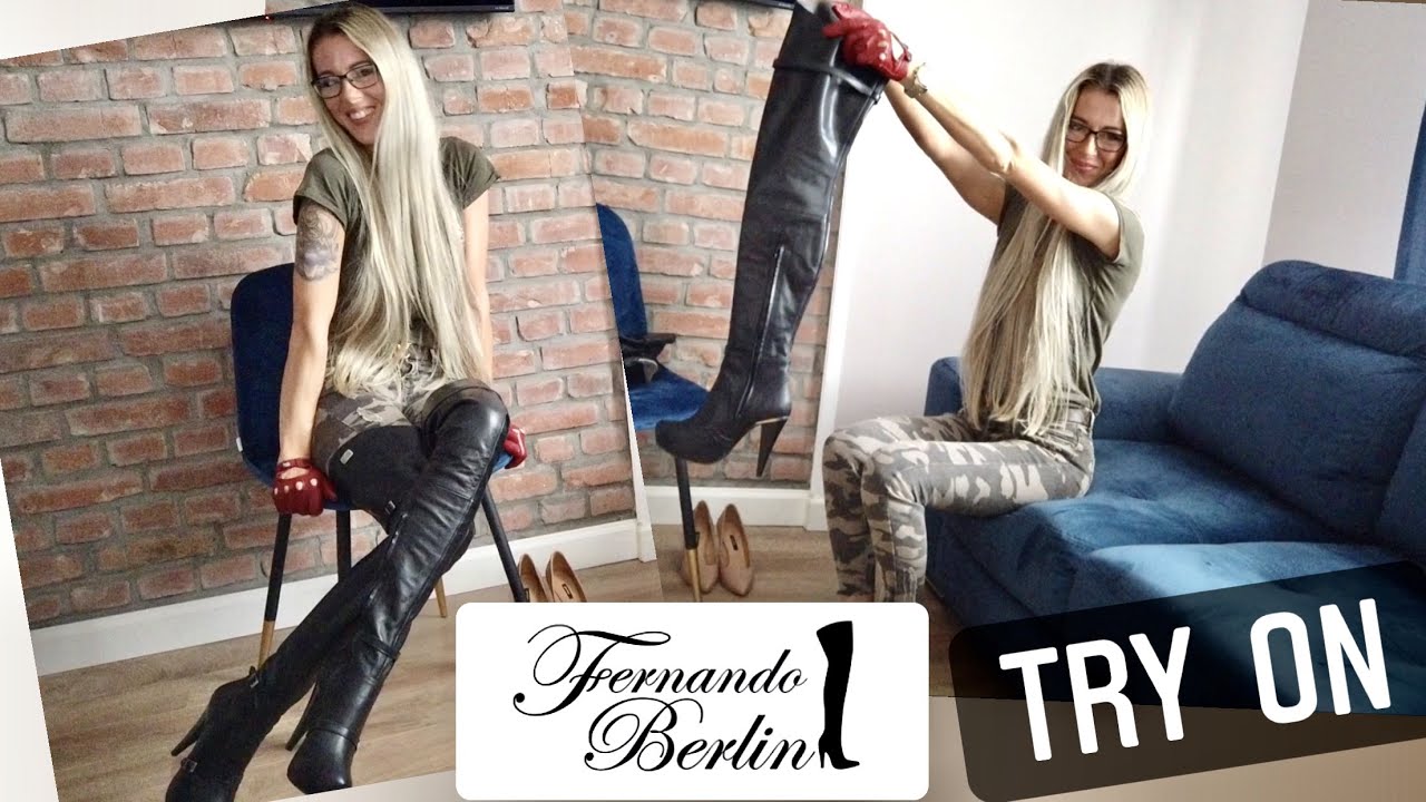 FERNANDO BERLIN MODEL 415 TRY ON @FernandoBerlinBoots2017 - YouTube