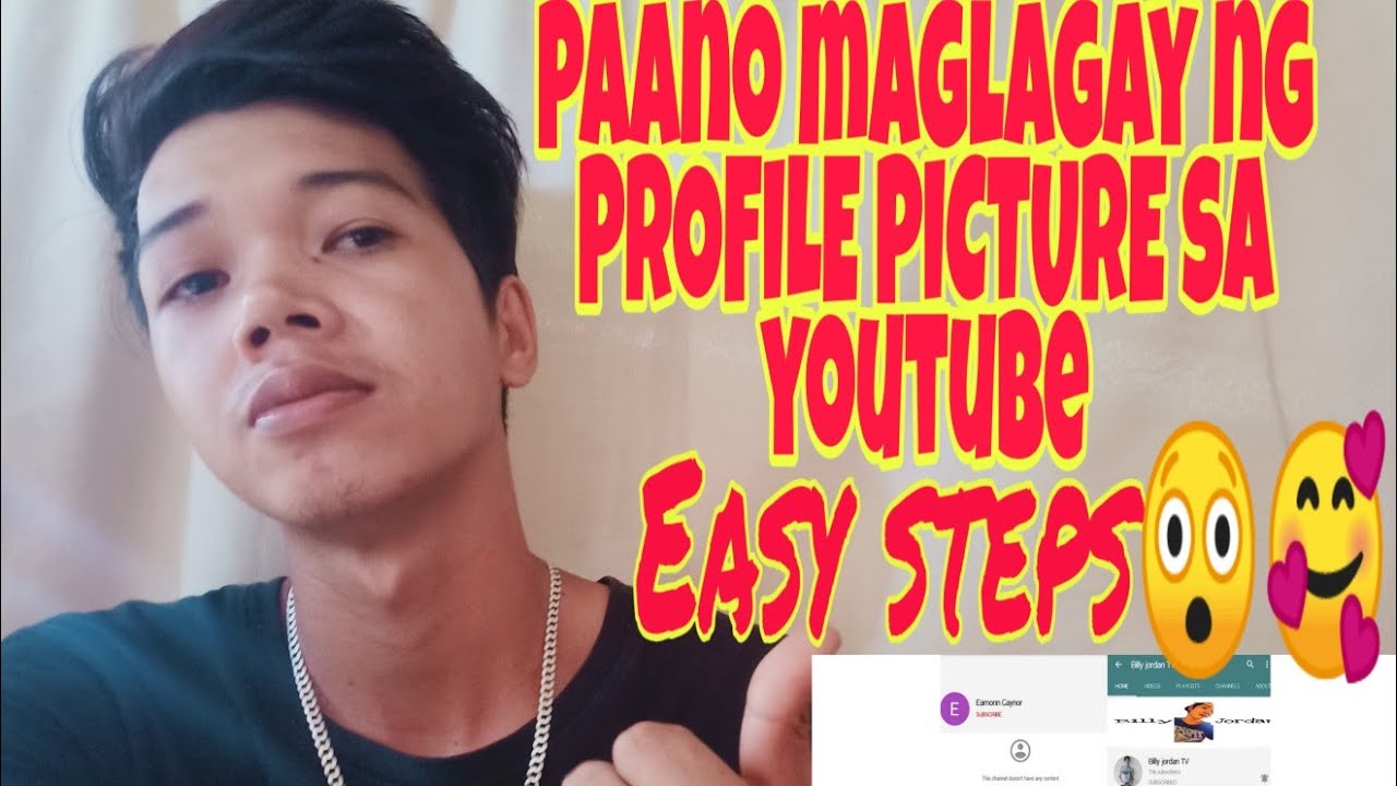 PAANO MAGLAGAY |MAGPALIT NG PROFILE PICTURE SA YOUTUBE | HOW TO CHANGE ...
