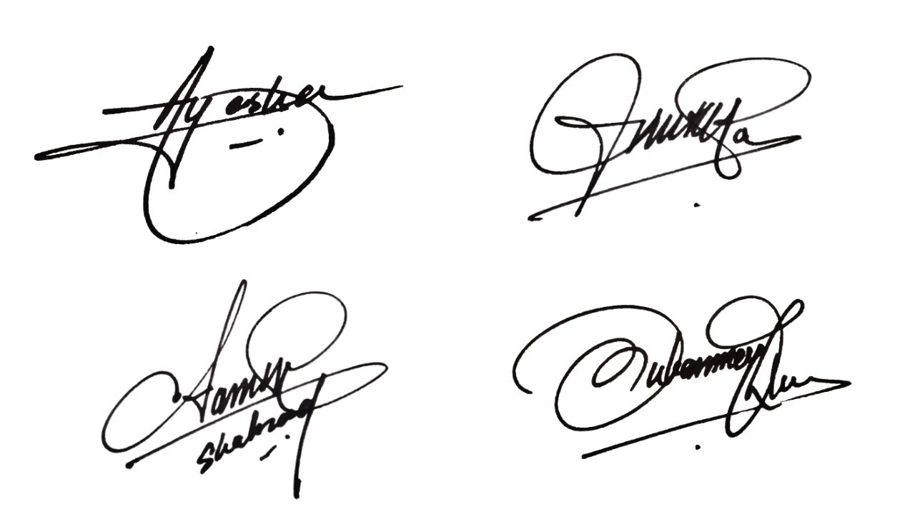 How To Draw Signature Like A Billionaire (For Alphabet A) Signature Style Of My Name A - YouTube