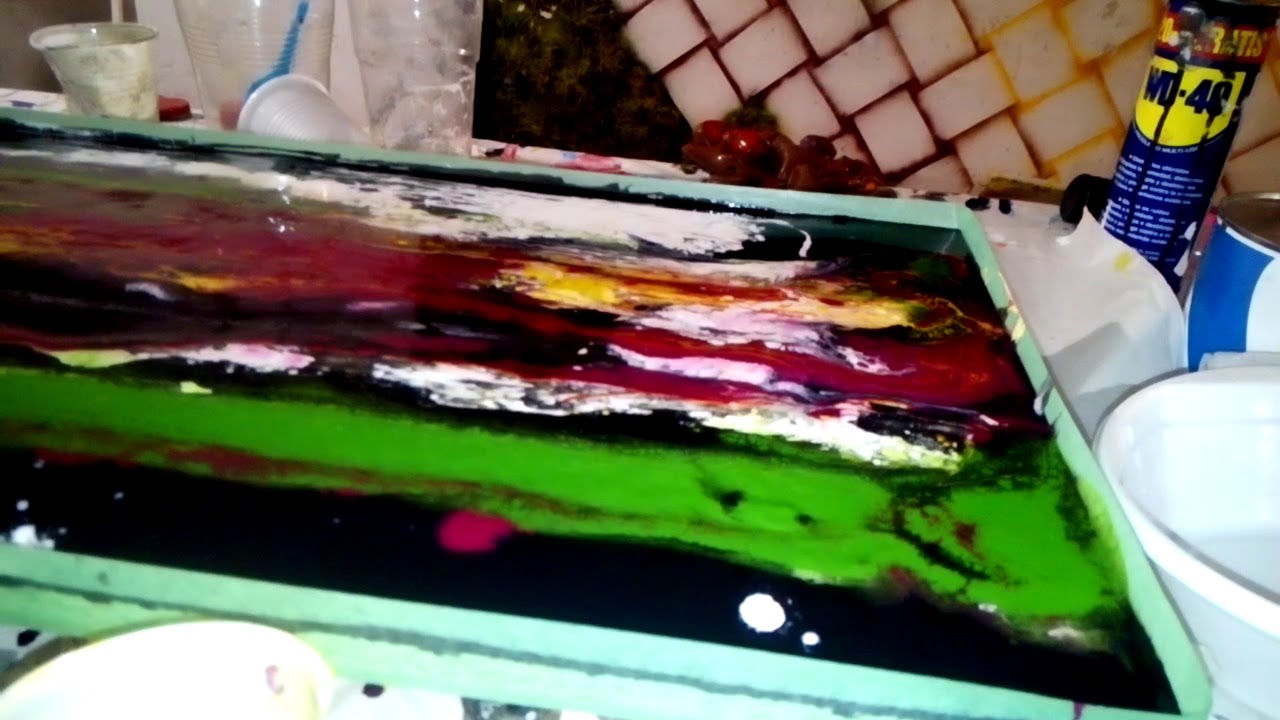 158 -El arte en la pintura.. Resina con ÓLEO - YouTube