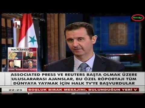 Beşar Esad Halk TVye KonuştuÖzet03 10 2013