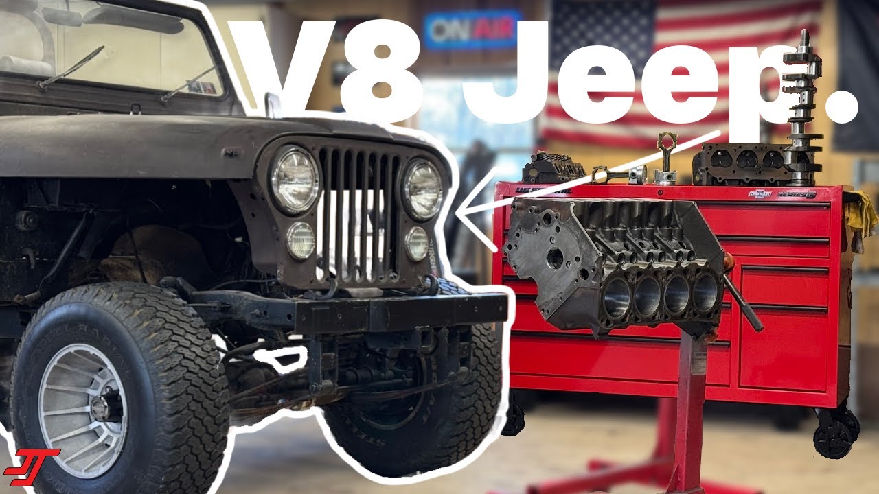 Rebuilding a V8 Engine for my 1977 Jeep CJ-7 | AMC 304 Build Plan - YouTube