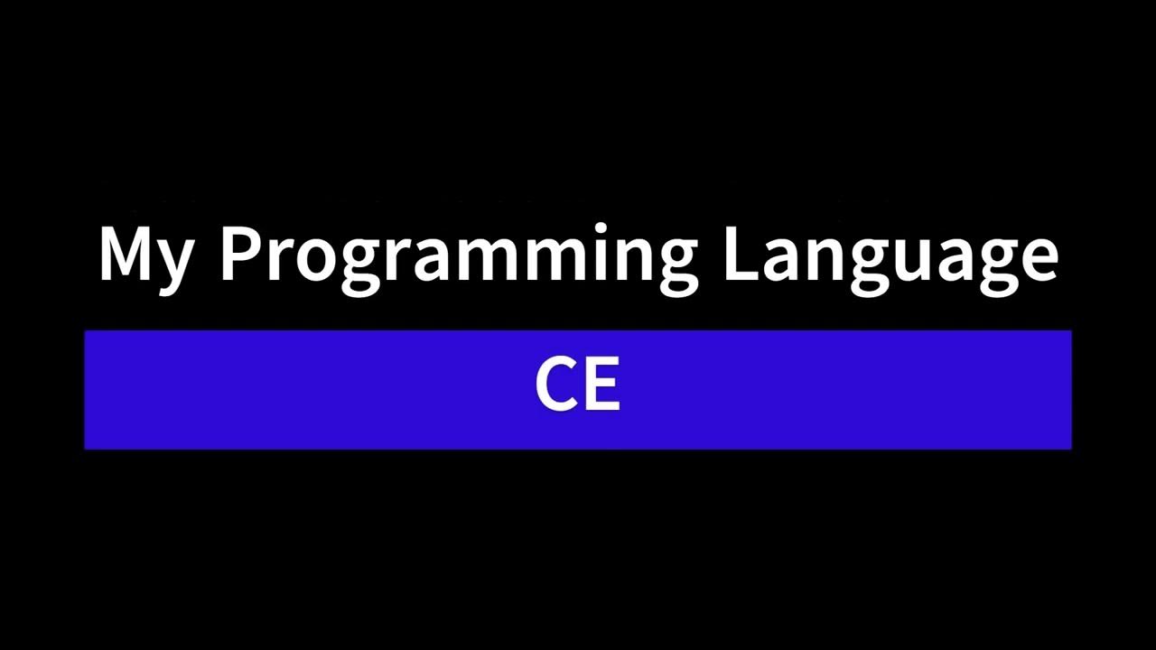 My Own Programming Language - CE #Shorts #shorts - YouTube