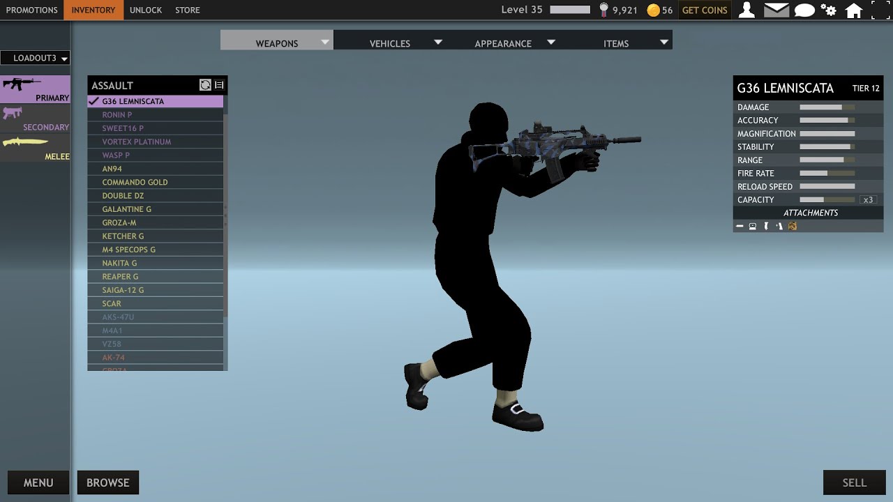 War Trigger 3 Inventory Showcase + Rare Weapons - YouTube