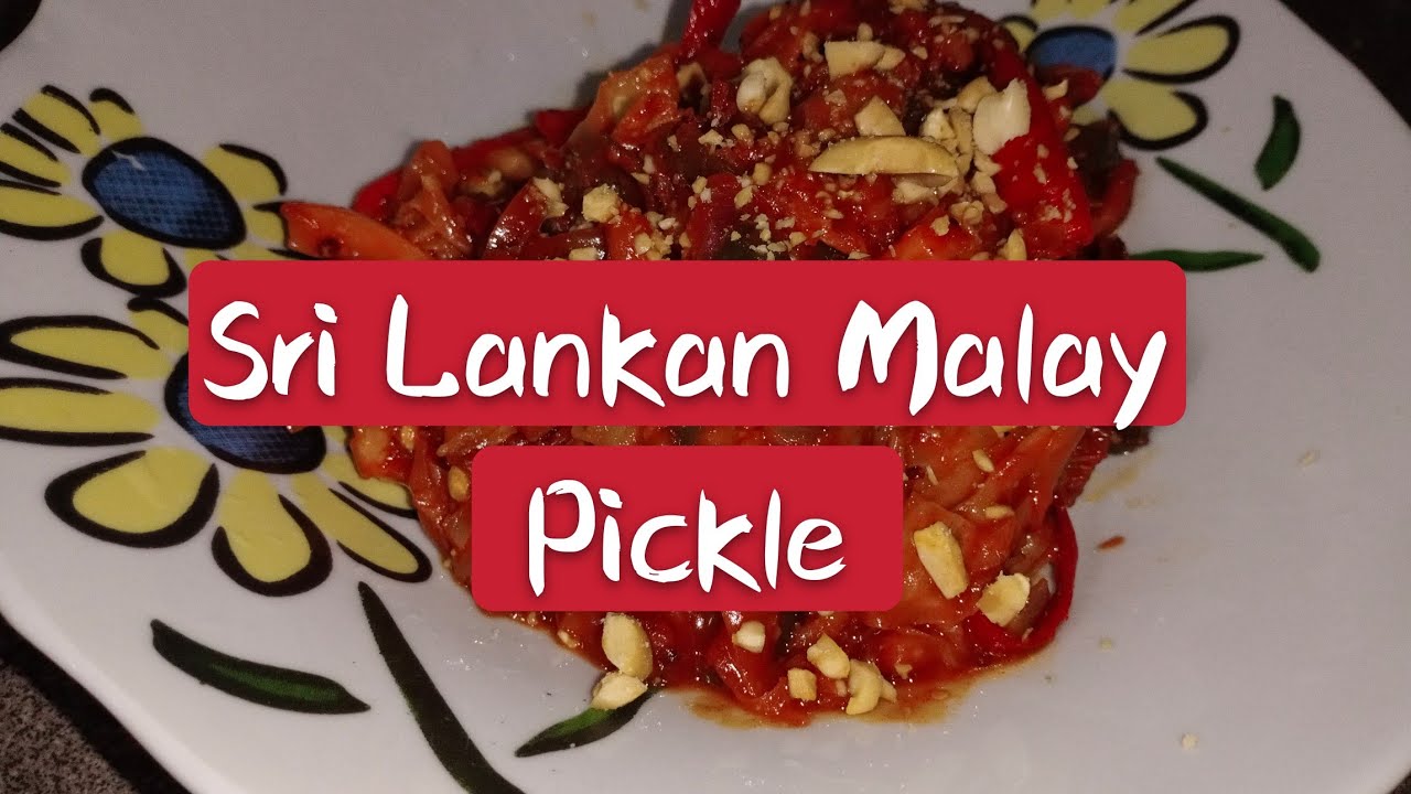 Sri Lankan Malay pickle - YouTube