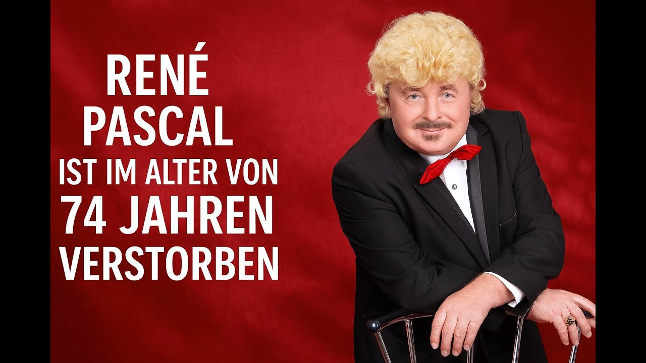 René Pascal ist tot – Abschied vom Essener Schlageroriginal (Nachruf) - YouTube