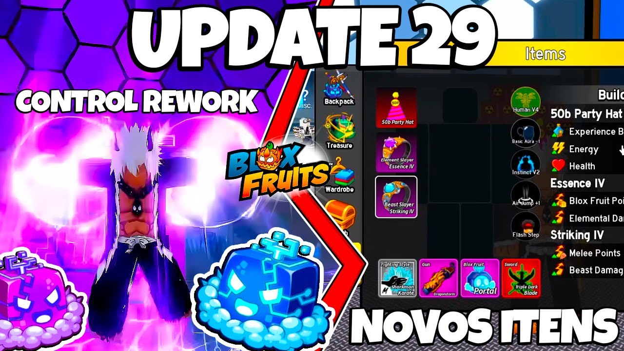 CONTROL REWORK: TRAILER + SHOWCASE COMPLETO NA NOVA UPDATE DO BLOX ...