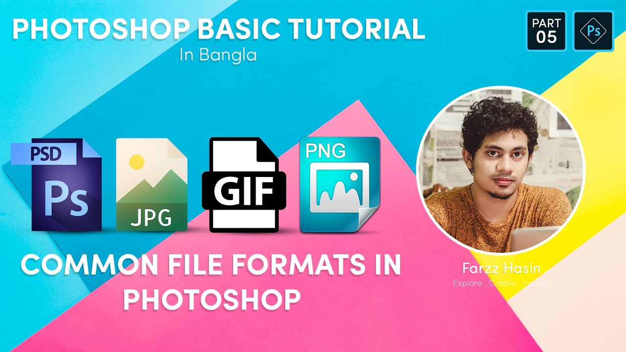 COMMON FILE FORMATS IN PHOTOSHOP - ADOBE PHOTOSHOP BASIC TUTORIAL ...