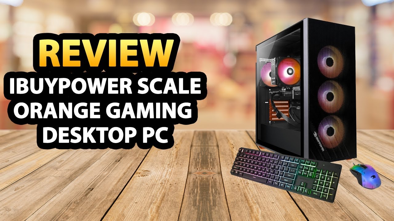 iBUYPOWER Scale Orange Gaming PC Desktop Computer Review - YouTube