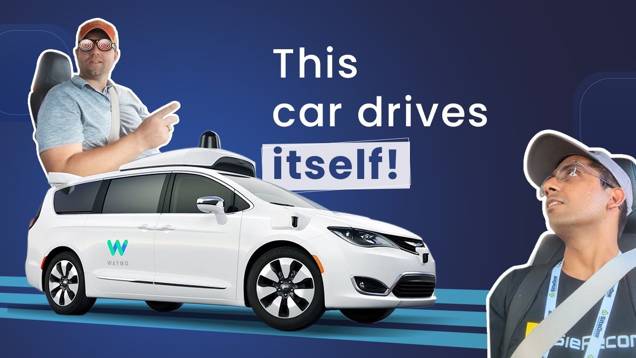 We rode in a self driving car. Mike was sweating bullets 😰 - YouTube