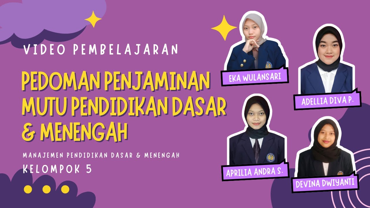Video Pembelajaran Kelompok 5 Manajemen Pendidikan Dasar & Menengah ...