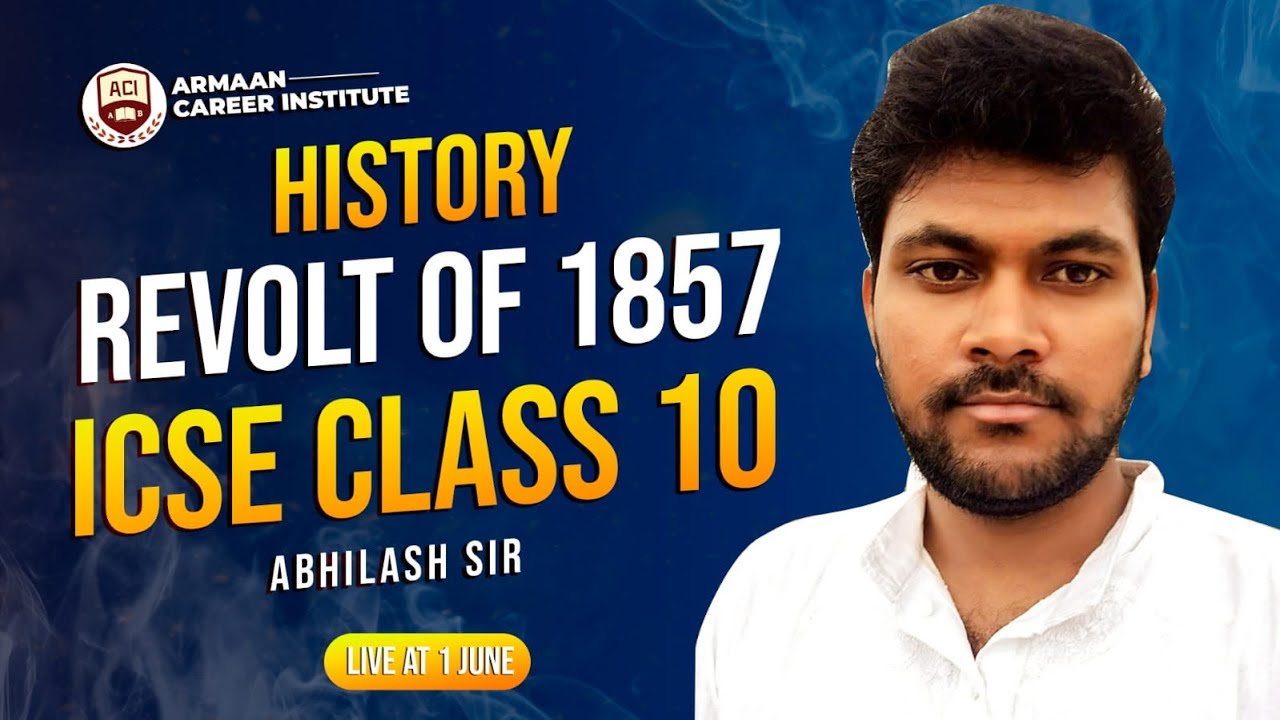 Revolt of 1857 | Part-1 | Class: 10 | ICSE | BY:- Abhilash Sir # ...