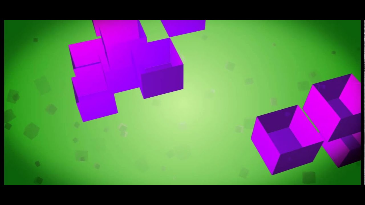 cubo animado y fondo - YouTube