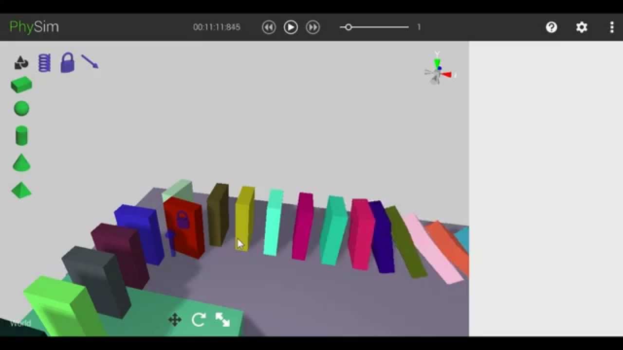 PhySim - демонстрация возожностей - YouTube