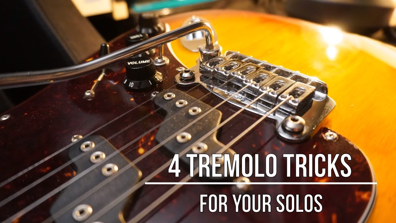 Tremolo tricks for your solos in 4K - YouTube