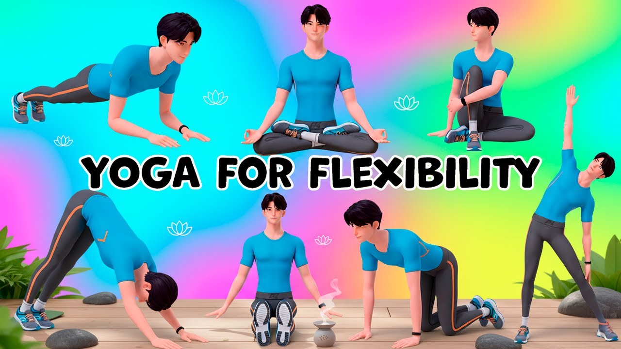 Yoga for Flexibility | Gentle Stretch & Calm Flow | Happy Yoga with ...