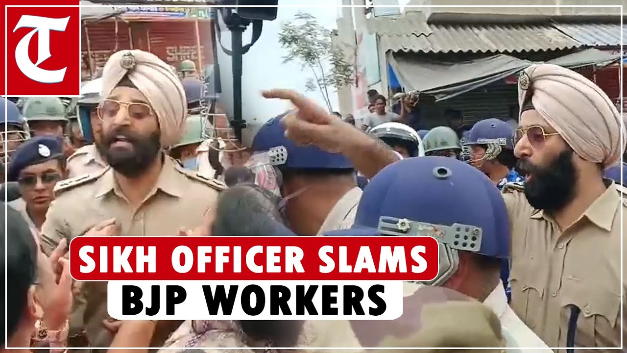 Sandeshkhali: Sikh IPS officer slams BJP workers for 'calling' him 'Khalistani’ - YouTube