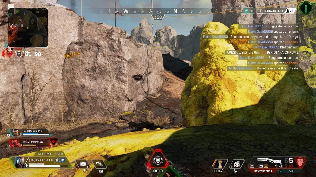 Apex Legends DROPPING THE CARGO-BOT FOR BAIT PAYS OFF! - YouTube
