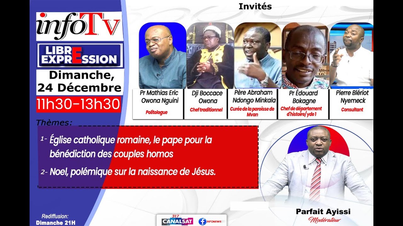 LIBRE EXPRESSION DU 24 DÉCEMBRE 2023 - YouTube