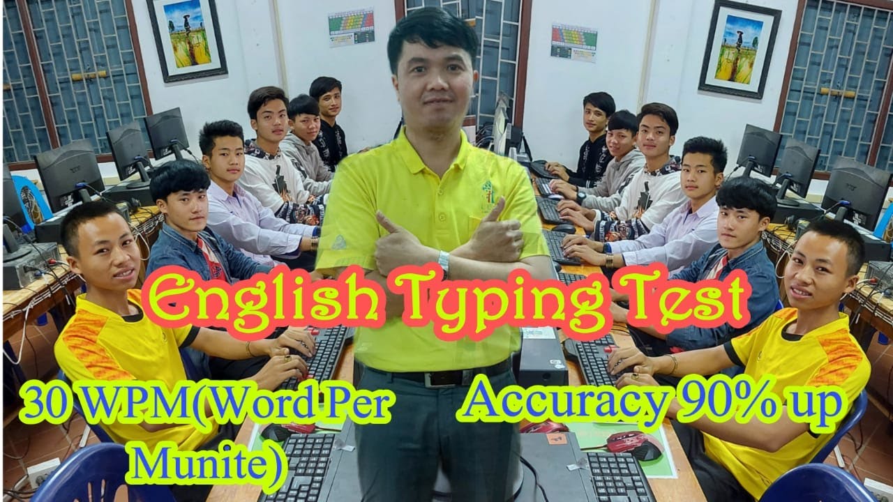 English Typing Test /ເສັ່ງພິມພາສາອັງກິດ - 2021 - YouTube
